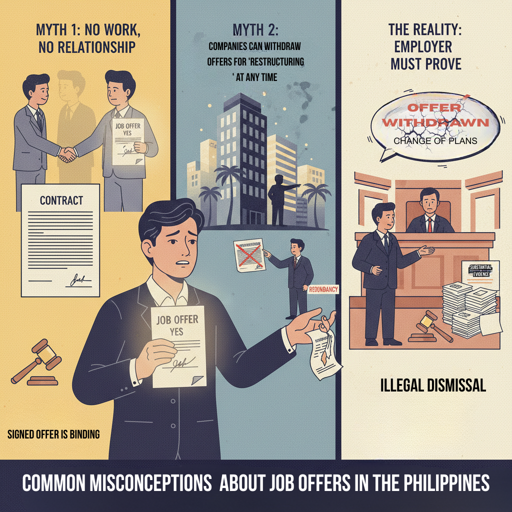 Job offer withdrawal Philippines - Tamayao Law Office - Law firm in ...